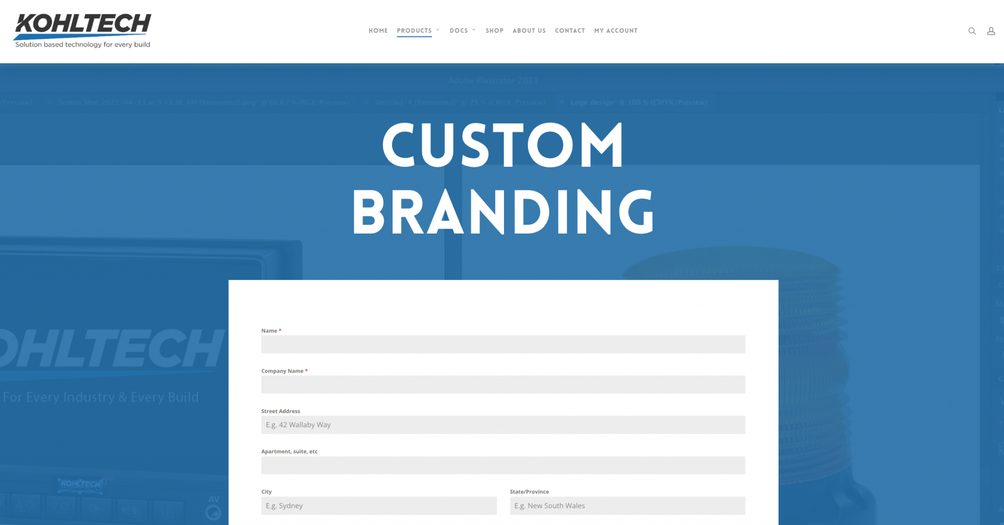 Custom Branded Products - Kohltech